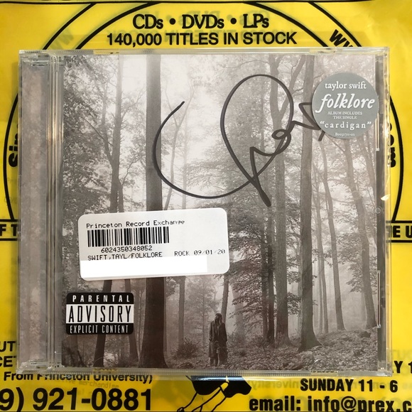 Taylor Swift | Media | Taylor Swift Signed Folklore Cd Sealed Autograph ...